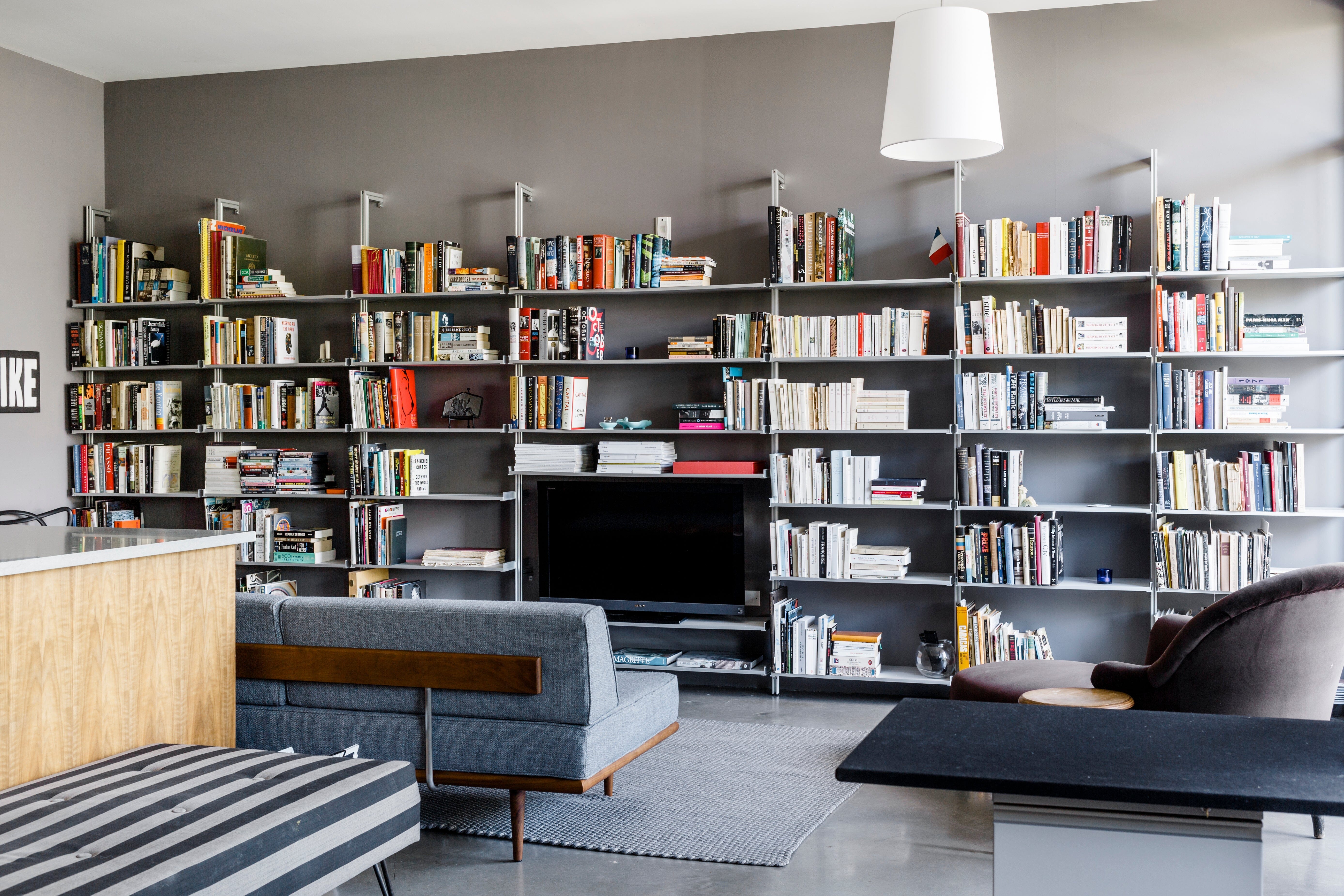 Modern Bookcase for Author William Middleton's NYC Loft – Modern Shelving