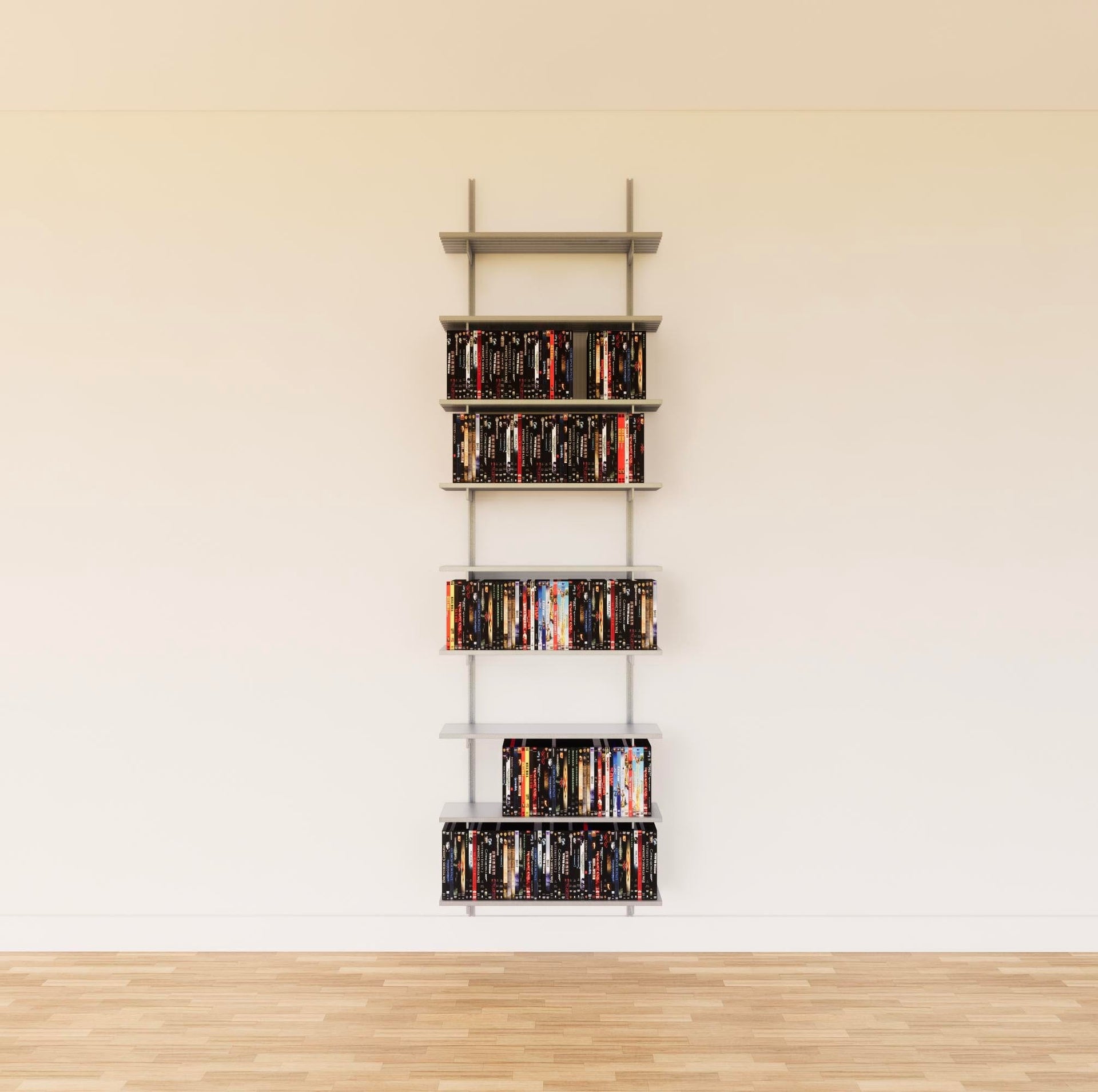 Wall Mounted DVD Storage Shelving – Modern Shelving