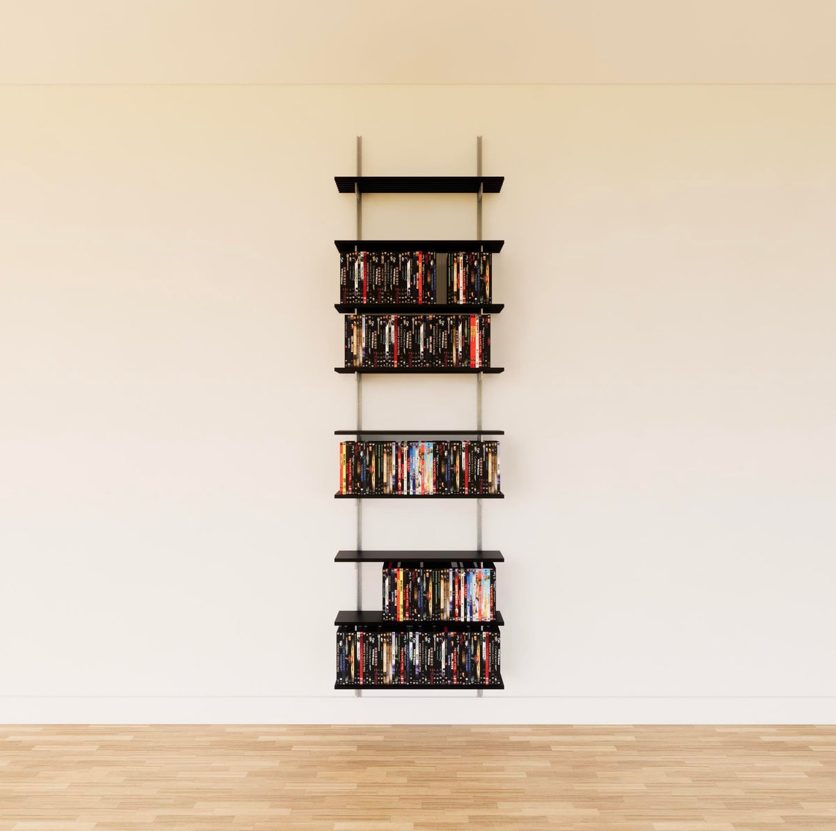 Wall Mounted DVD Storage Shelving – Modern Shelving