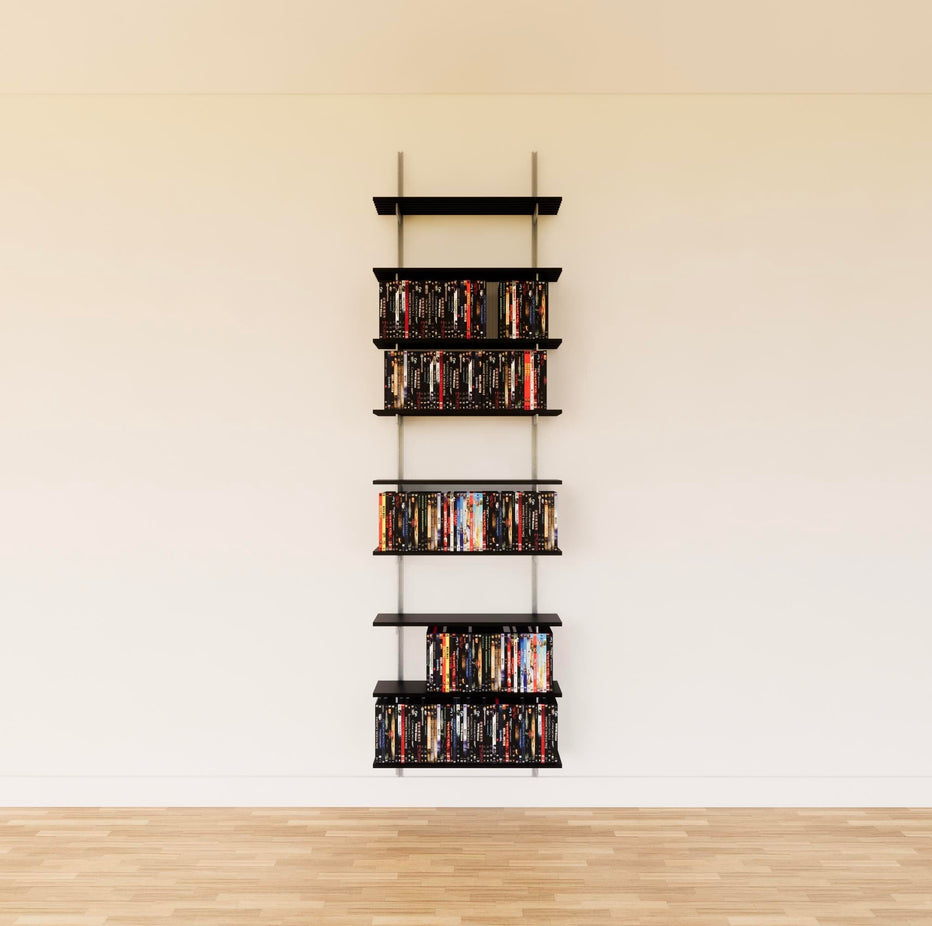 Wall Mounted DVD Storage Shelving – Modern Shelving