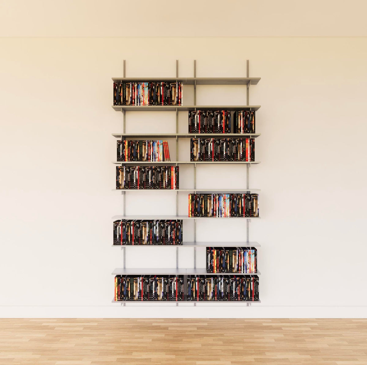 Wall Mounted DVD Storage Shelving – Modern Shelving
