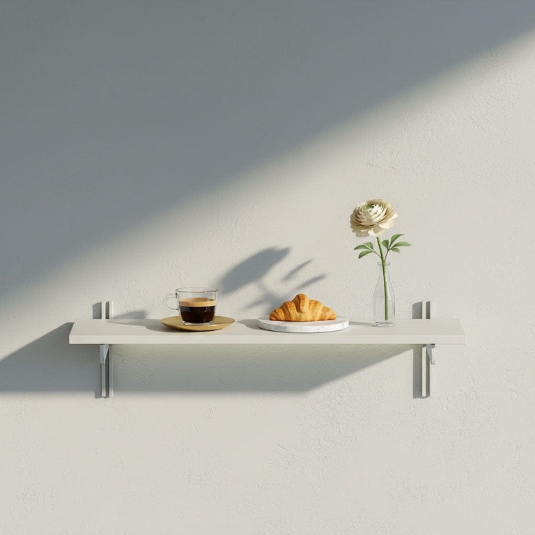 M-Float Floating Aluminum Shelf with LED Channel – Modern Shelving