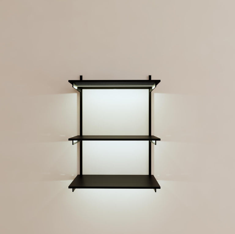 Wall Mounted Shelving Units - 3 Shelf Aluminum – Modern Shelving
