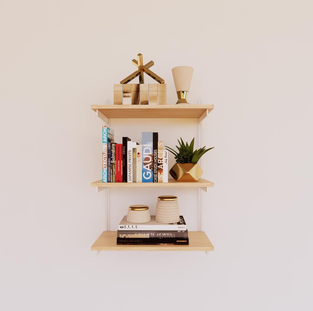 Wall Mounted Shelving Units - 3 Shelf Wood – Modern Shelving