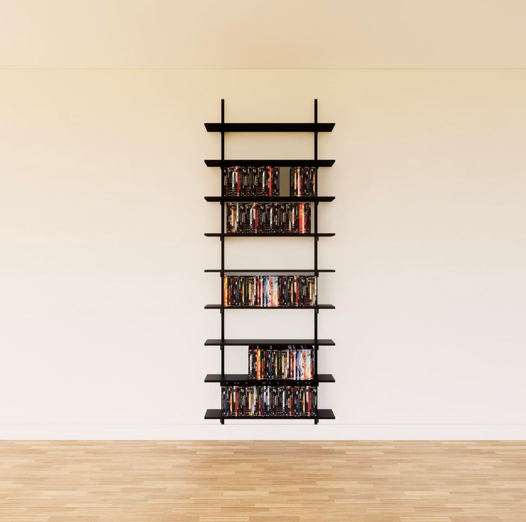 Wall Mounted DVD Storage Shelving – Modern Shelving