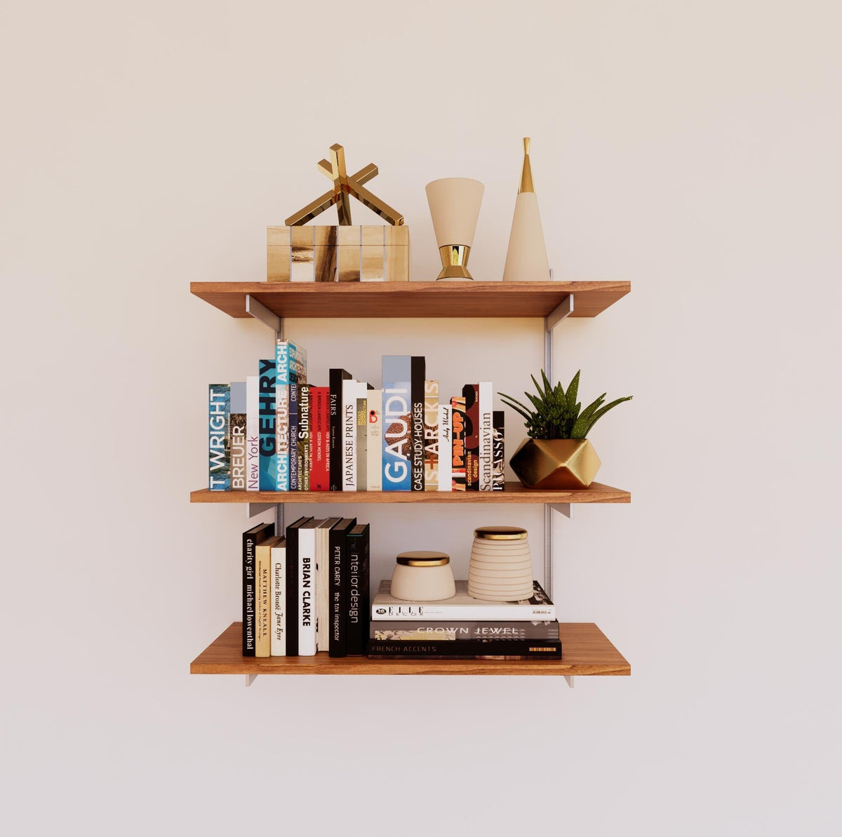 Wall Mounted Shelving Units - 3 Shelf Wood – Modern Shelving