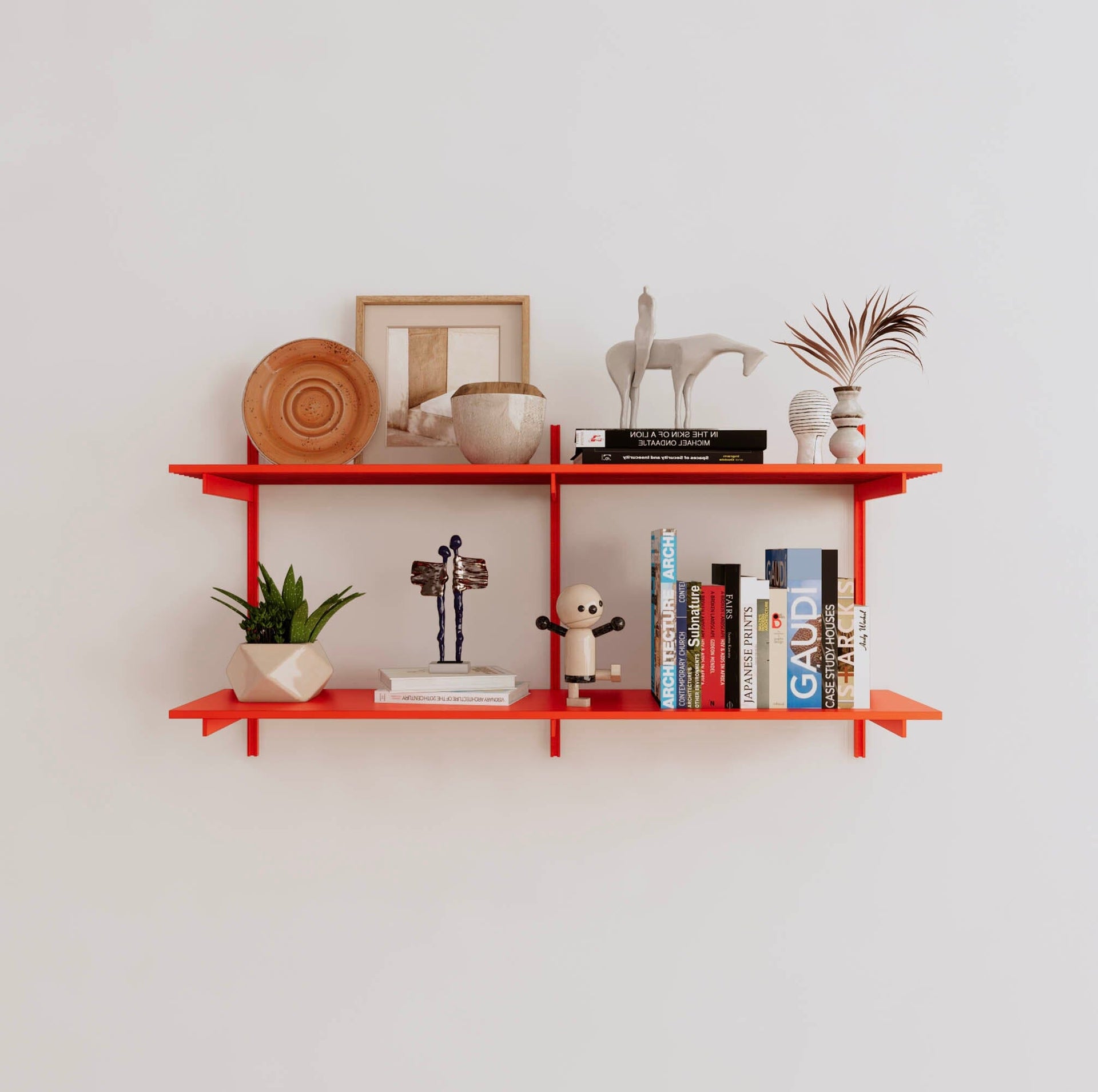 Wall Mounted Shelving Units - 2 Shelf Aluminum – Modern Shelving