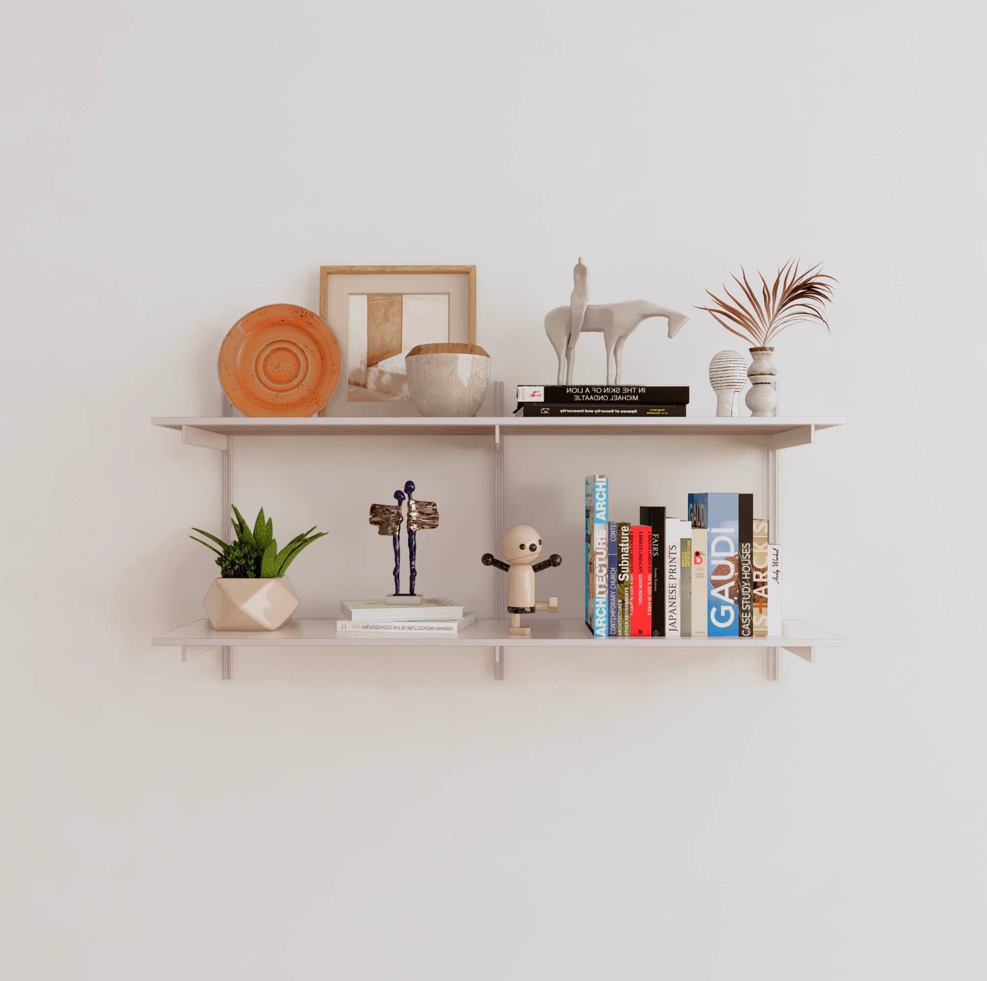 Wall Mounted Shelving Units - 2 Shelf Aluminum – Modern Shelving