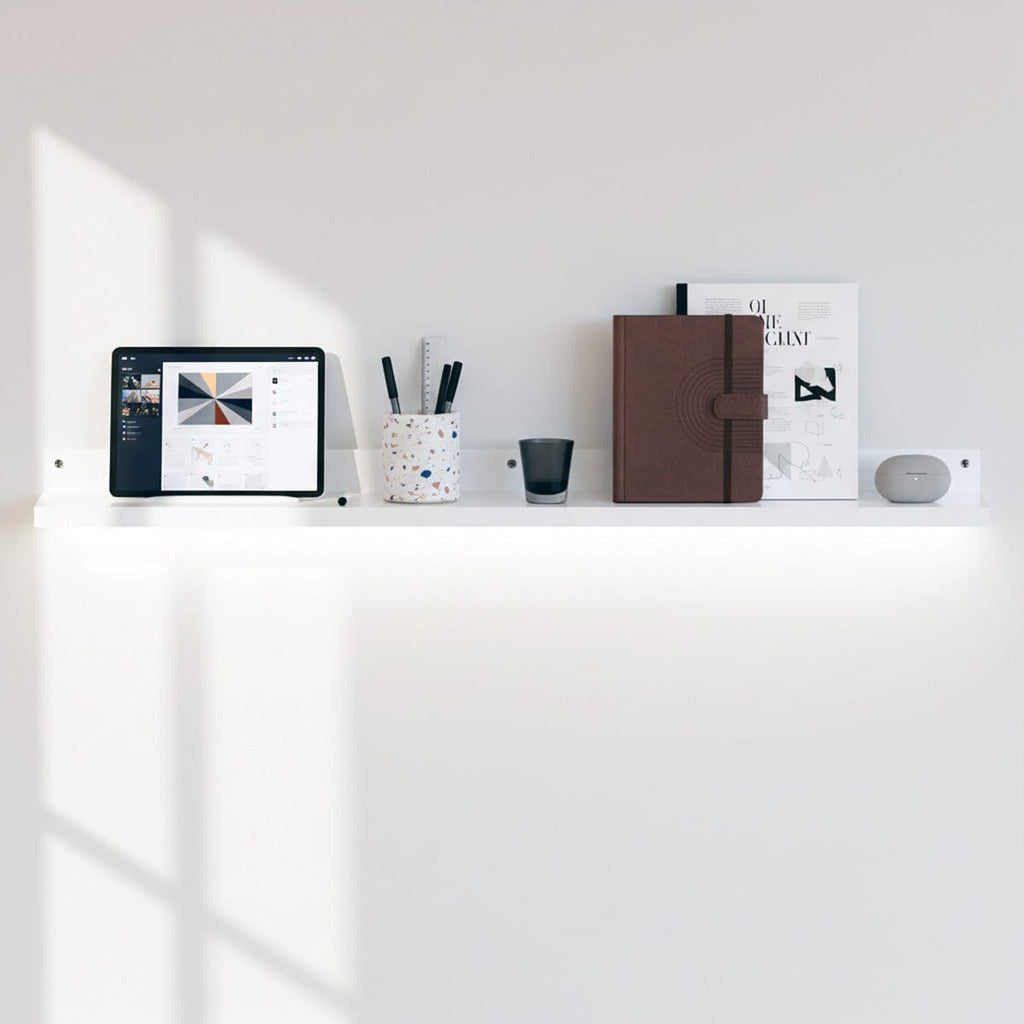 ModShelf™ Mini 24×6 Floating Aluminum Shelf – Modern Shelving