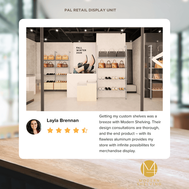 Retail Display Shelving Solutions – Modern Shelving