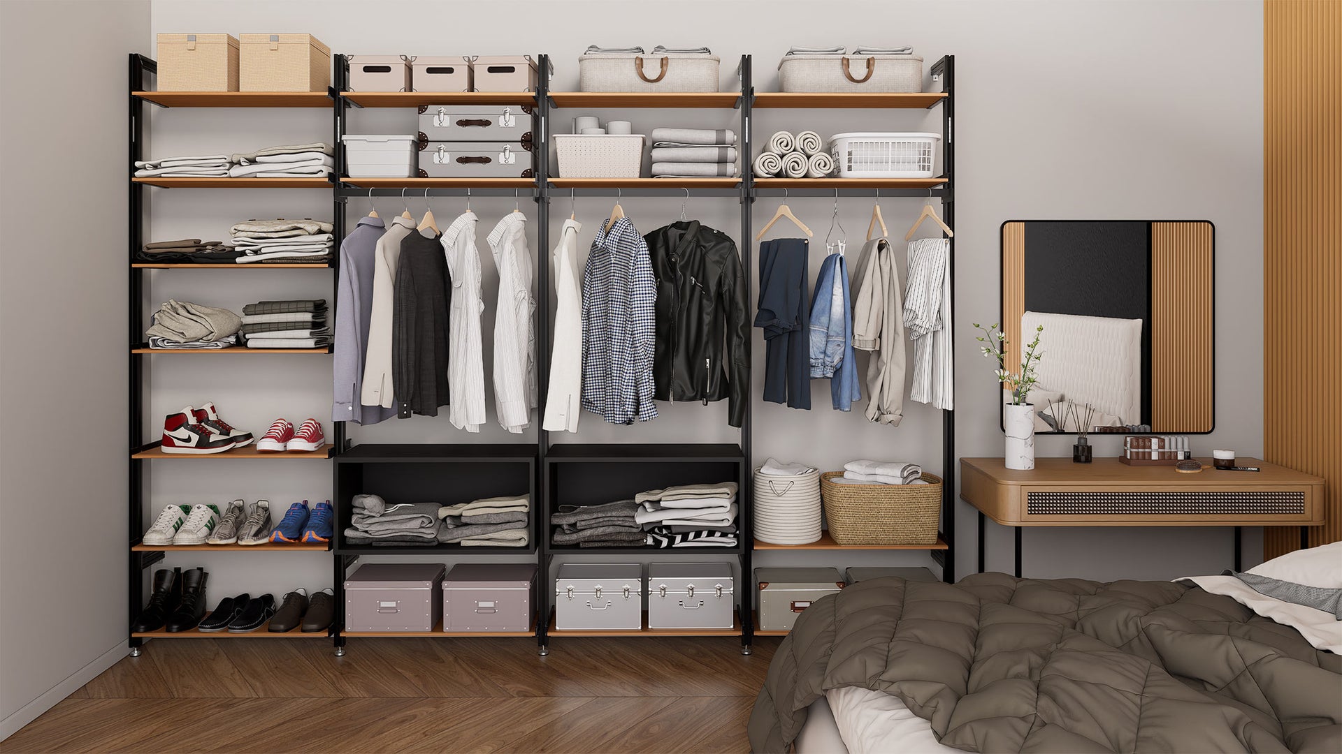 Modular Closet Systems | Customizable Modern Closet Shelving – Modern ...