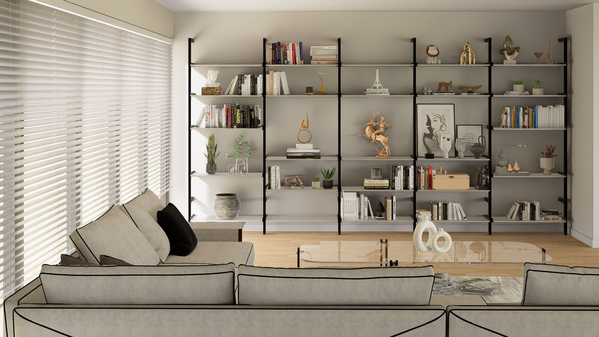 Modern Shelving | Modern shelving for home, office and retail.
