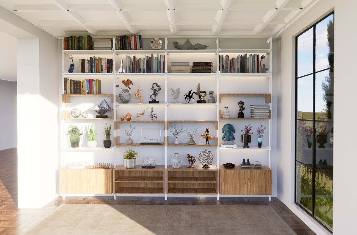Modern Shelving | Modern shelving for home, office and retail.
