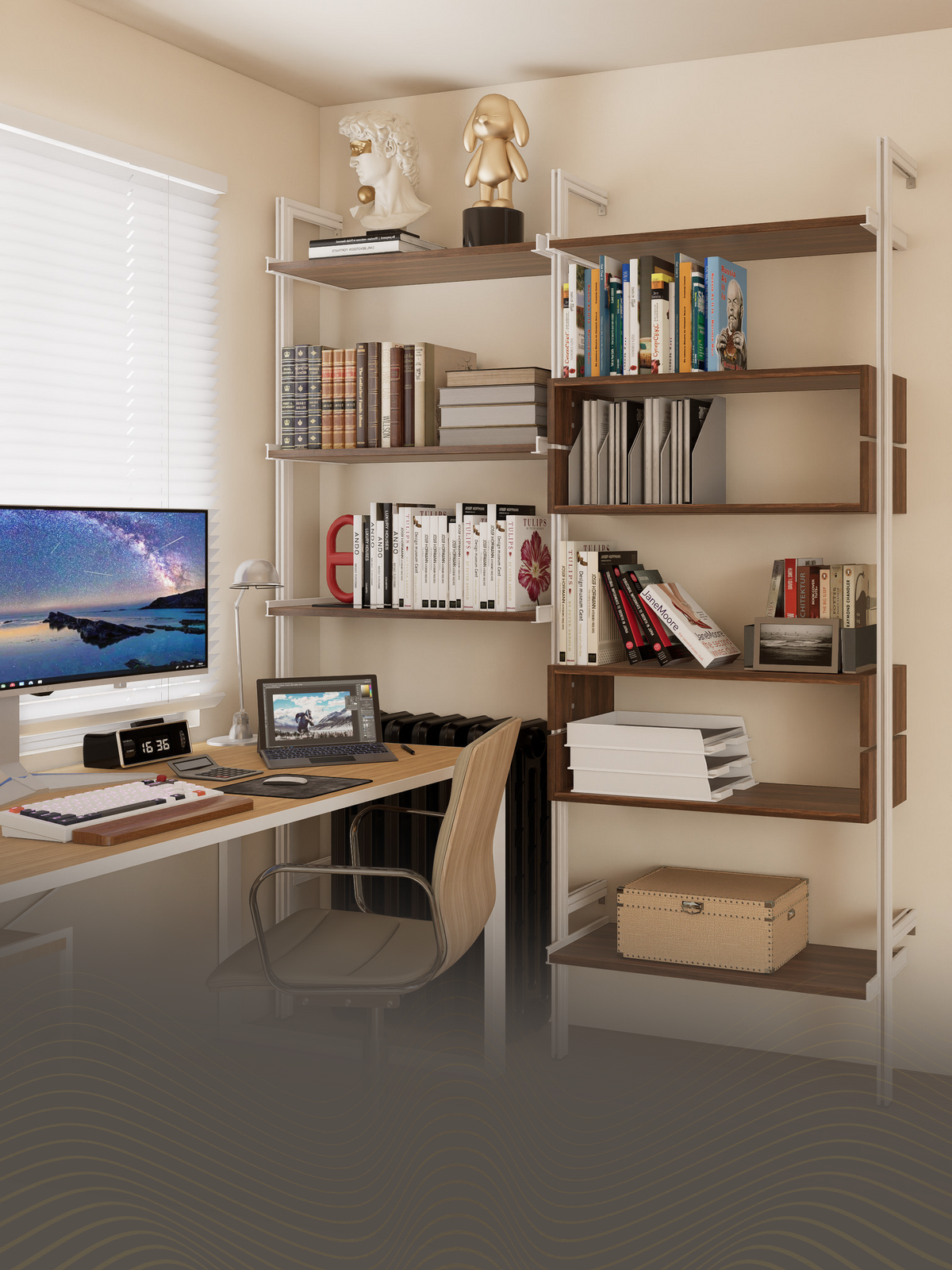 Modern Shelving | Modern shelving for home, office and retail.