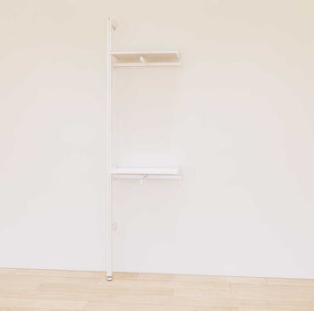 Retail Display Shelving Units with Front Hanging Hangers + Shelves ...