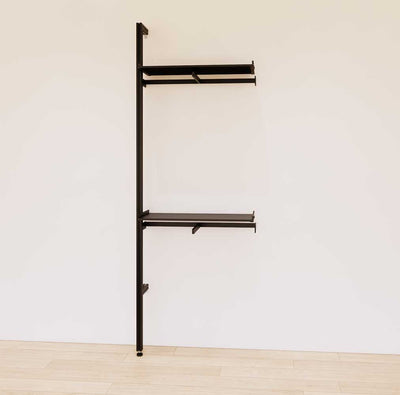 Retail Display Shelving Units with Front Hanging Hangers + Shelves ...