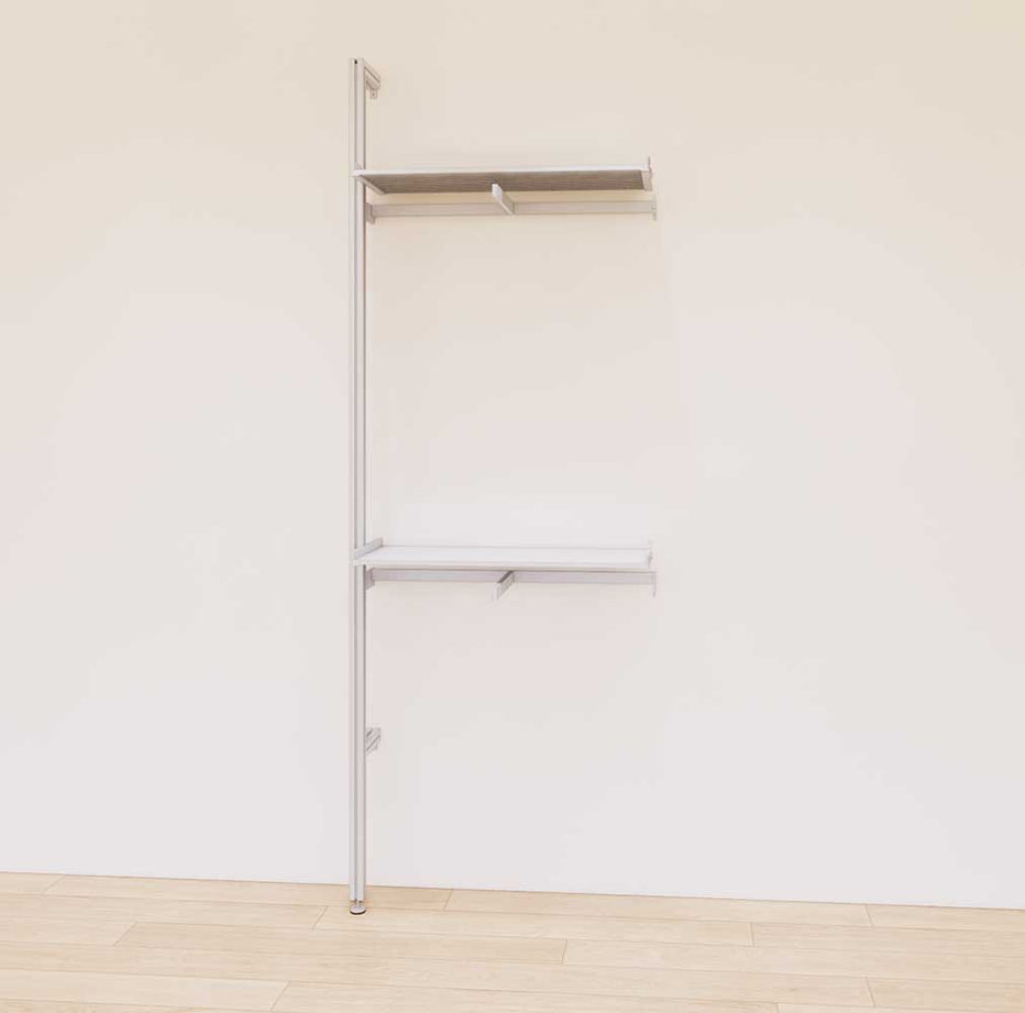 Retail Display Shelving Units with Front Hanging Hangers + Shelves ...