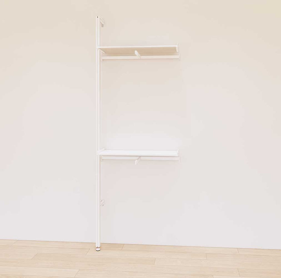 Retail Display Shelving Units with Front Hanging Hangers + Shelves ...