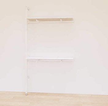 Retail Display Shelving Units with Front Hanging Hangers + Shelves ...