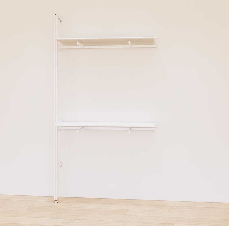 Retail Display Shelving Units with Front Hanging Hangers + Shelves ...