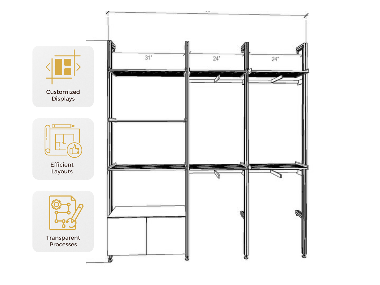 Shelvinator | Design Your Perfect Modern Shelving Solution