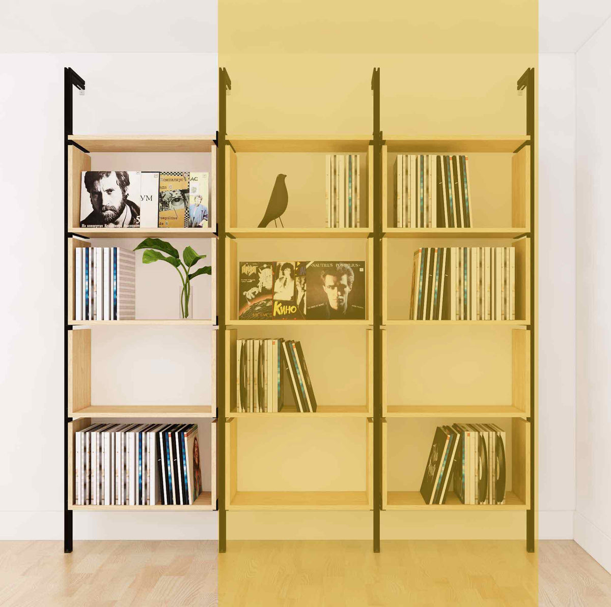 Vinyl Storage Series | Organize LP's in Style – Modern Shelving