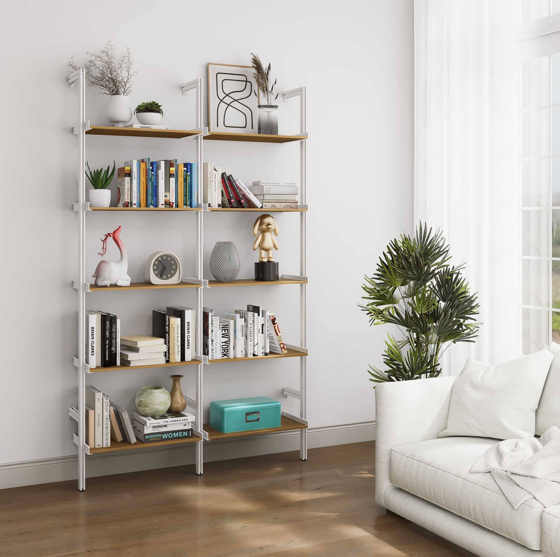 Aluminaire Wood Inspired Modular Shelving - PAL – Modern Shelving