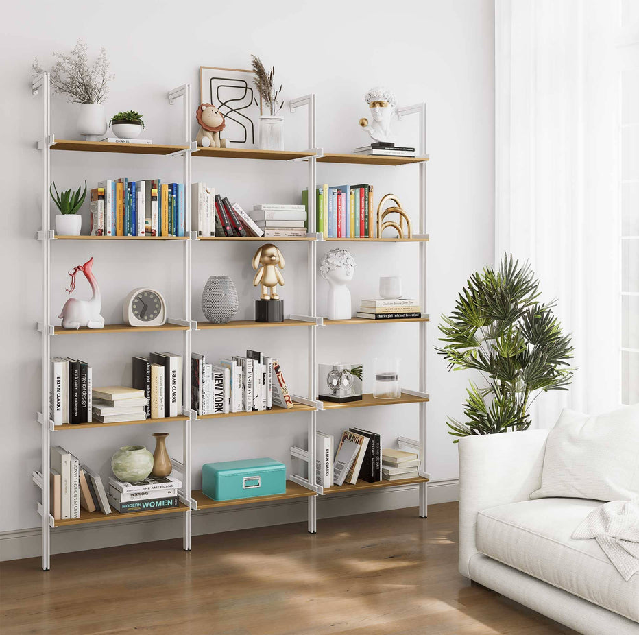 Aluminaire Wood Inspired Modular Shelving - PAL – Modern Shelving