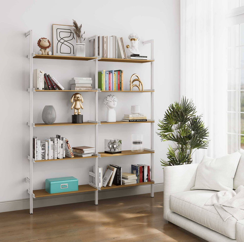 Aluminaire Wood Inspired Modular Shelving - PAL – Modern Shelving