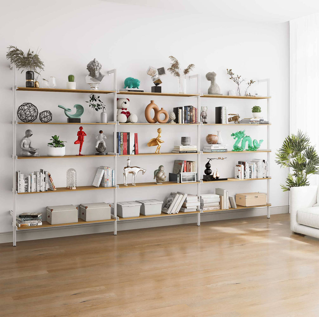 Aluminaire Wood Inspired Modular Shelving - PAL – Modern Shelving
