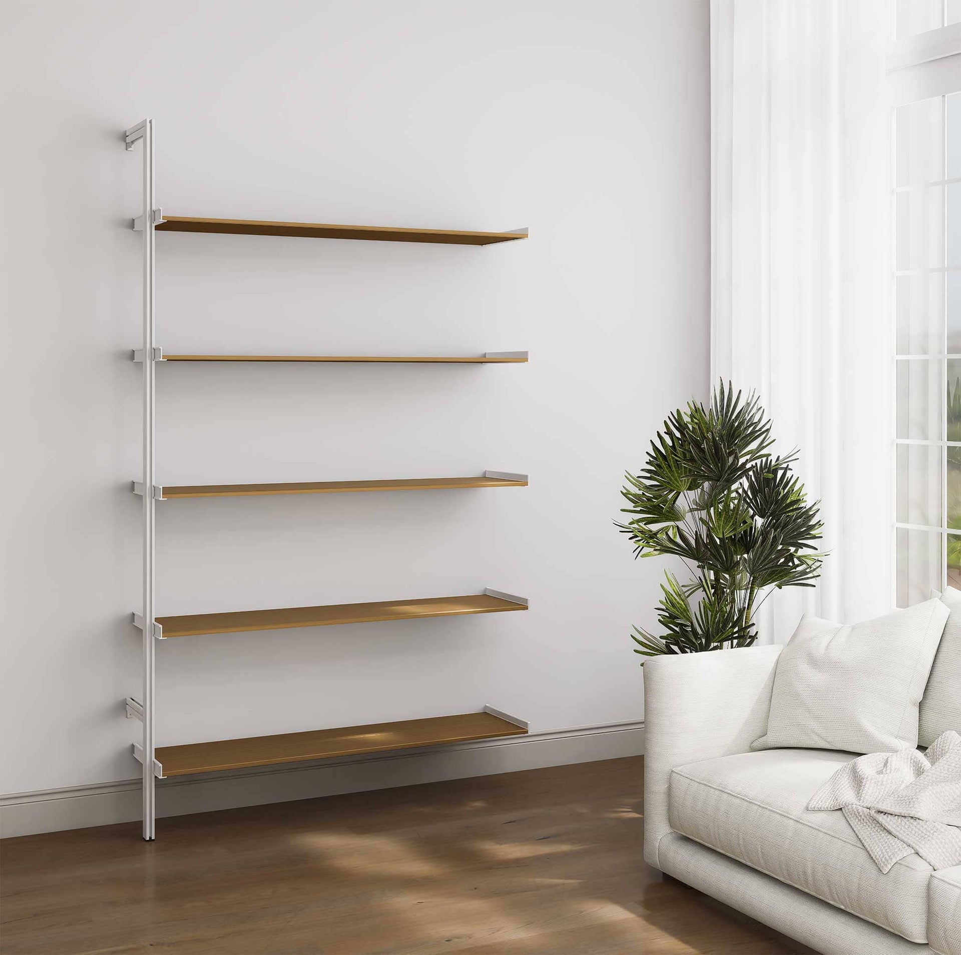 Aluminaire Wood Inspired Modular Shelving - PAL – Modern Shelving