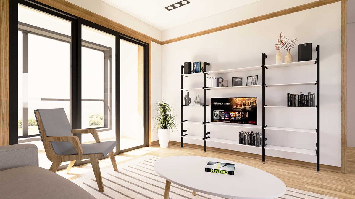 Modern Shelving | Modern shelving for home, office and retail.
