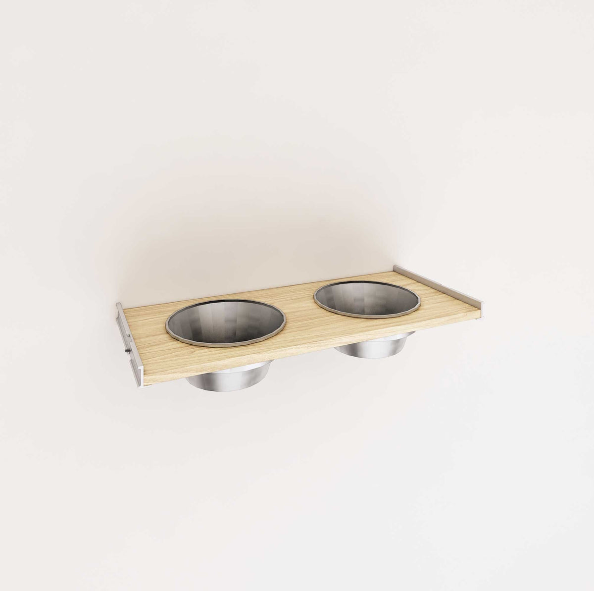 Pet Series Shelf for Dog/Cat Bowls – Modern Shelving