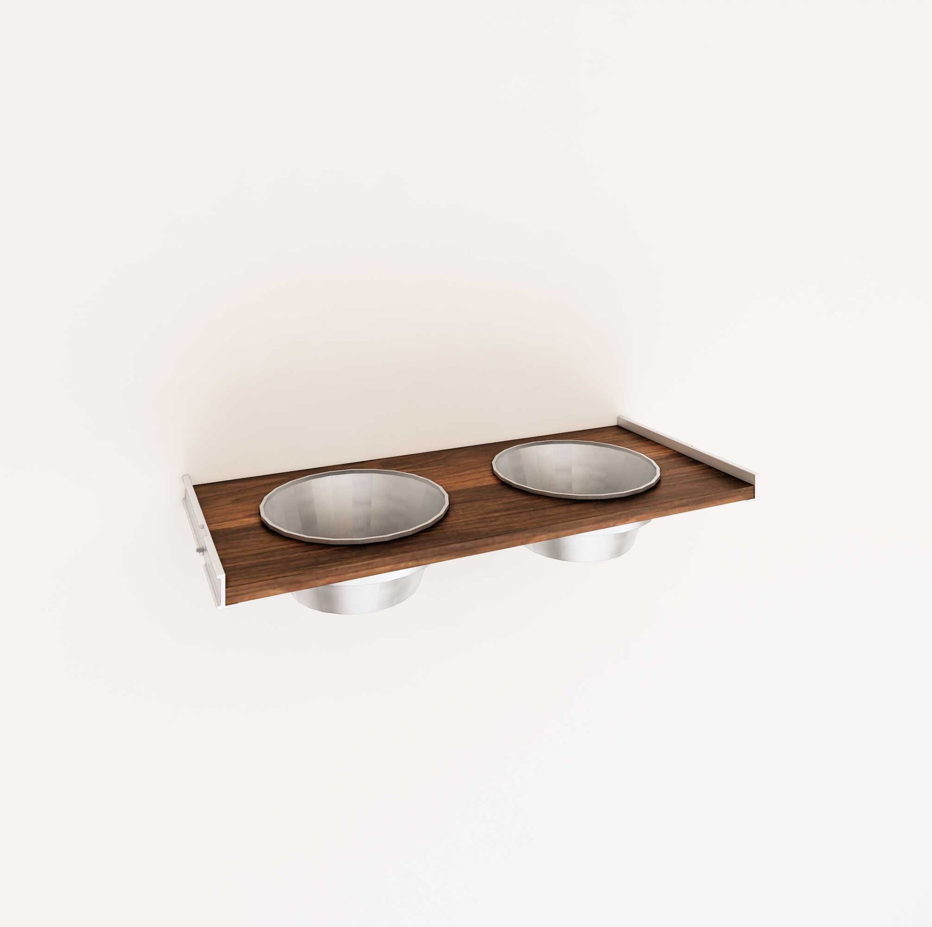 Pet Series Shelf for Dog/Cat Bowls – Modern Shelving