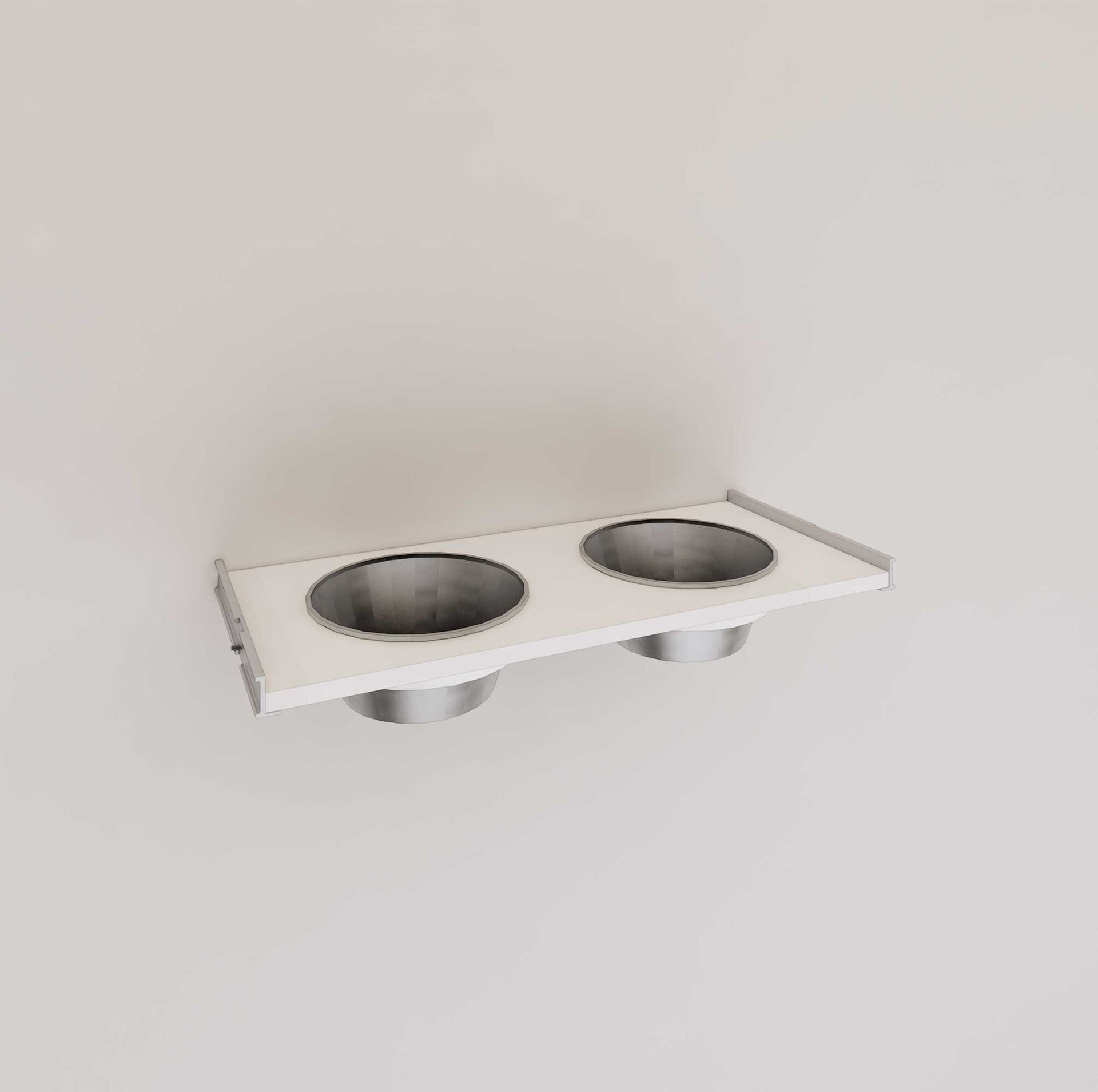Pet Series Shelf for Dog/Cat Bowls – Modern Shelving