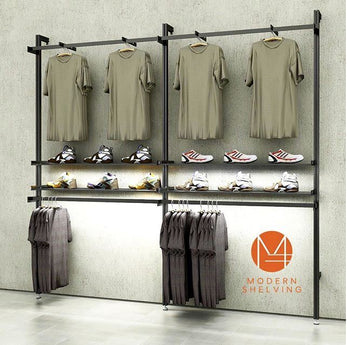 Fitness Retail Display – Modern Shelving