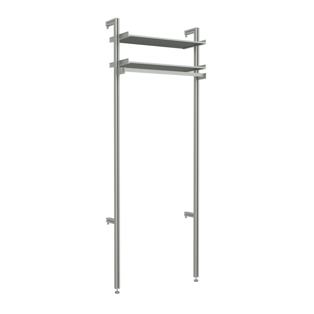 CLT34SH - 34” Wide Single Hang Pole Mounted Closet – Modern Shelving