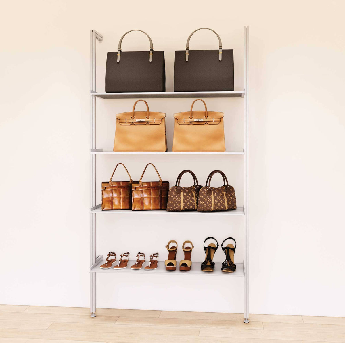 Retail Display Shelving Units - Aluminum 24"-31"-48" – Modern Shelving