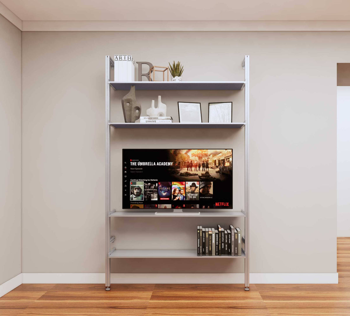 Media Unit Builder 32-42-46" TVs – Modern Shelving