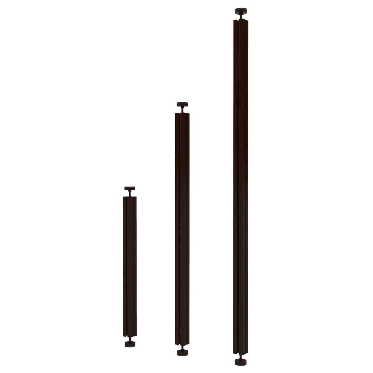 Quad Compression Pole - Room Divider – Modern Shelving